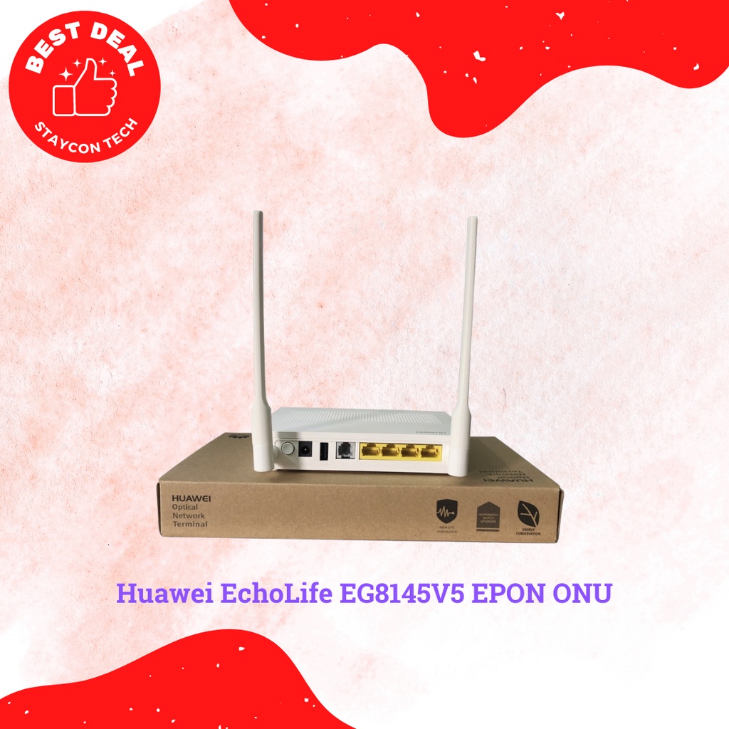 Huawei 5V5 EPON Ready ONU BLUE Port Brand New NO TELCO Marking | Shopee ...