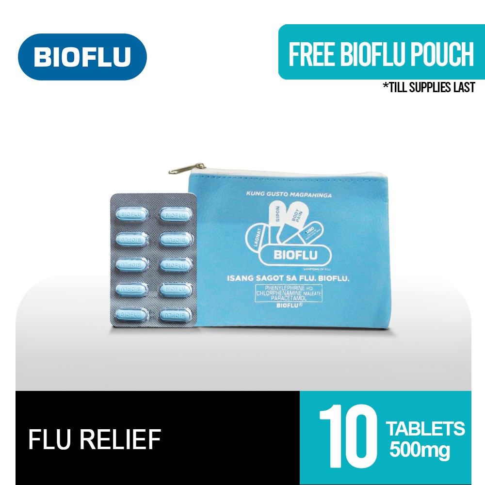 Bioflu 10s (For Coughs, Colds & Flu) | Shopee Philippines