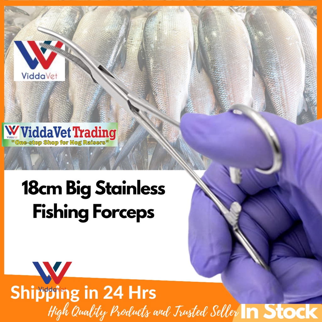 18 cm Stainless Curved Big Veterinary Hemostatic Forceps Surgical Tools ...