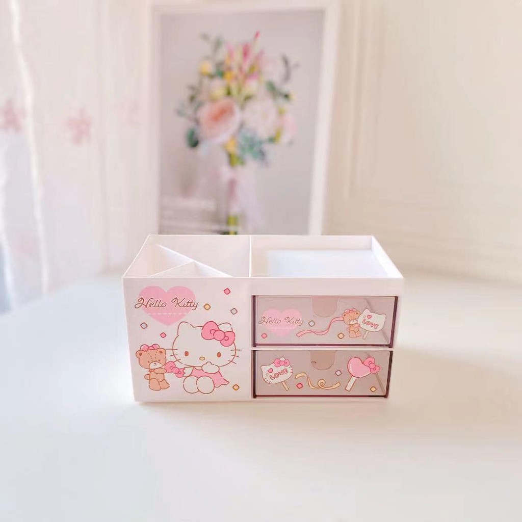 Kuromi, Hello Kitty, My Melody & Little Twin Stars Desk Organizer ...