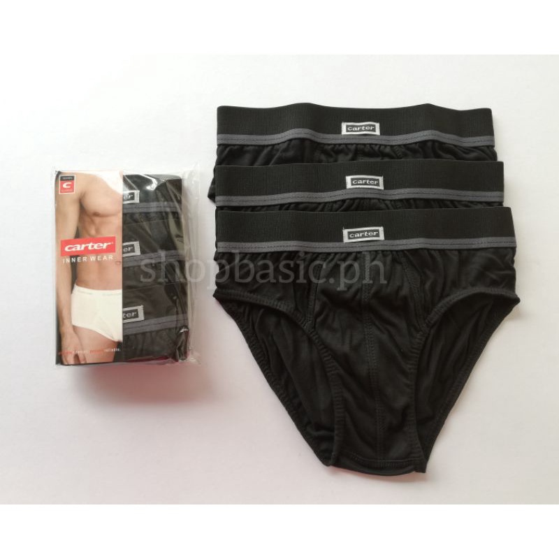 Original Carter Brief for Adult 3in1 ALL BLACK | Shopee Philippines