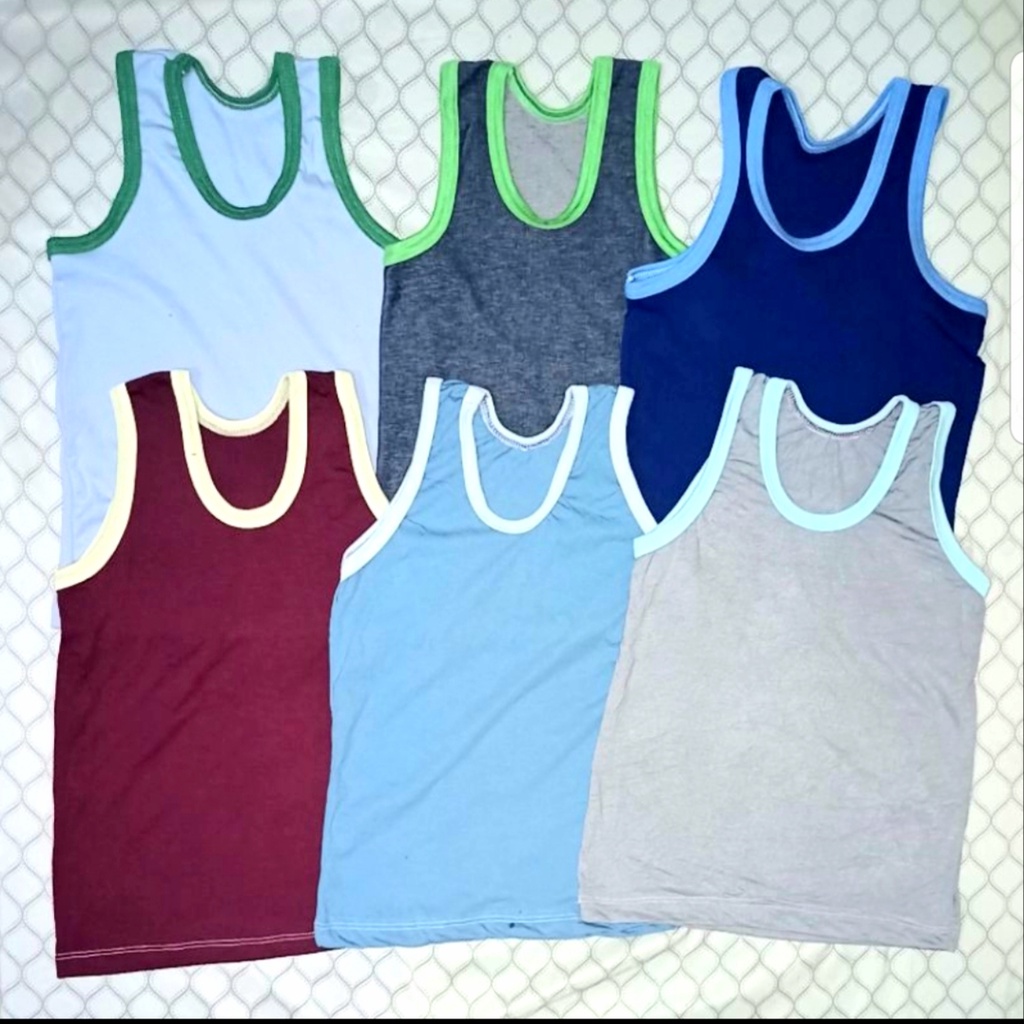 1 PC KIDS SANDO WITH ASSORTED DESIGNS AND COLORS FOR BOYS FOR 1 TO 7 ...