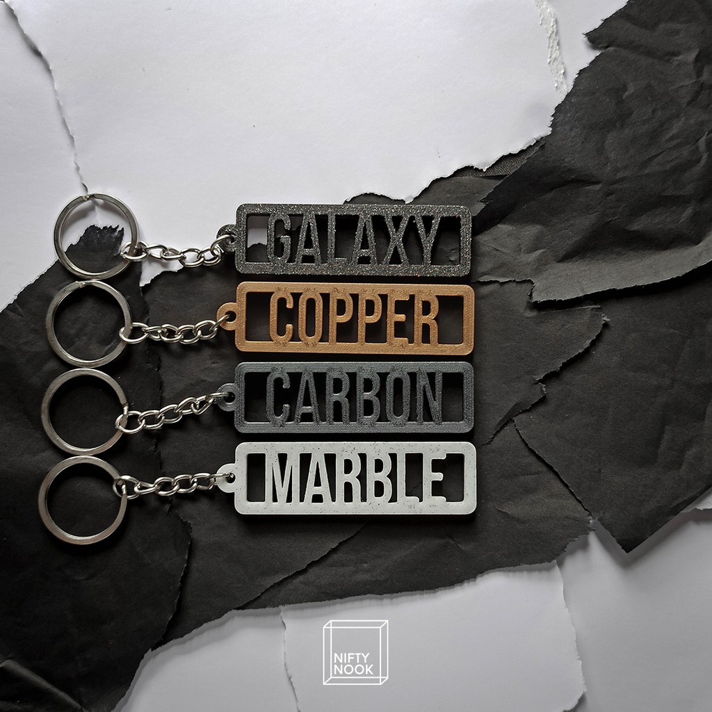 Personalized 3D Printed Name Keychain Shopee Philippines