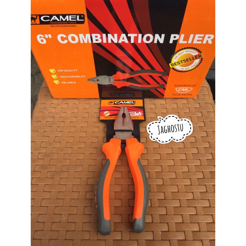 Pliers Combination 6 "Inch Camel | Shopee Philippines