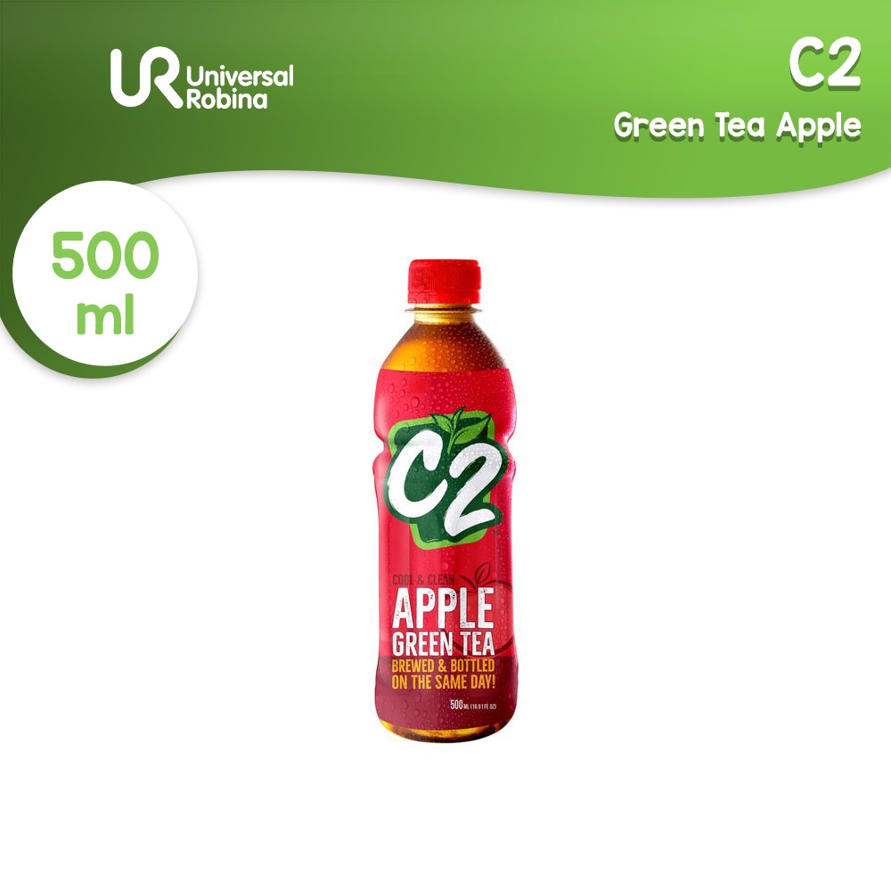 C2 Green Tea Apple Drink (500Ml) | Shopee Philippines