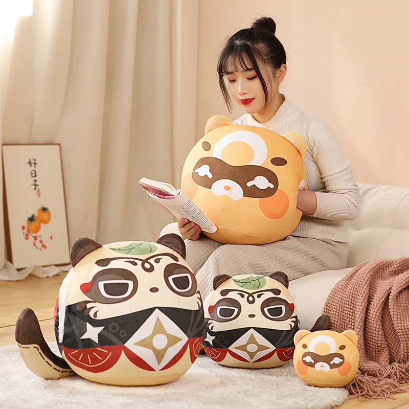 Genshin Impact Sayu Plush Toy Xiangling Guoba Marchosius Doll ...