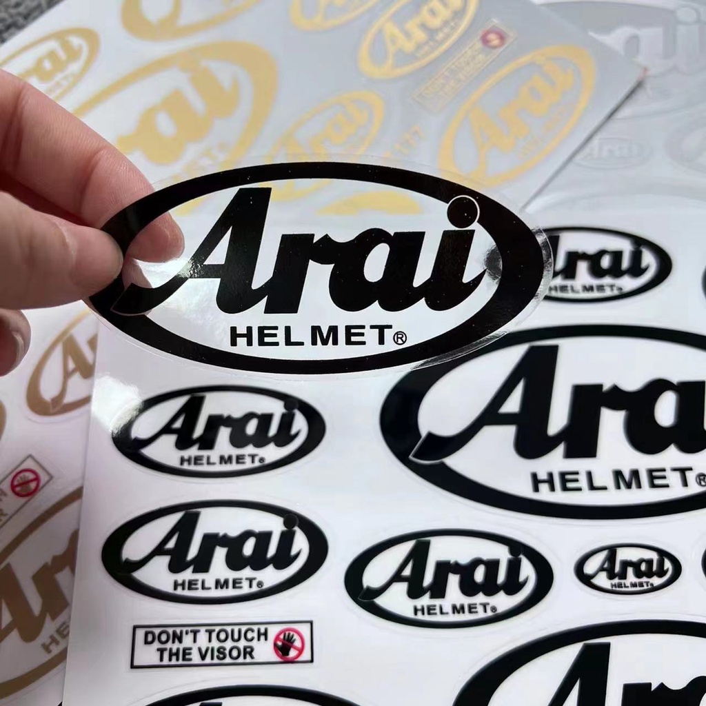 Arai sticker for helmet motorcycle decals transfer stickers | Shopee ...