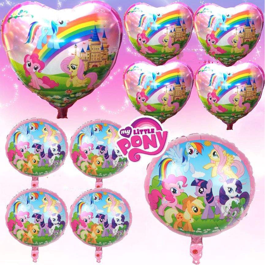 18" My Little Pony foil Balloon Rainbow Birthday party Decor | Shopee ...