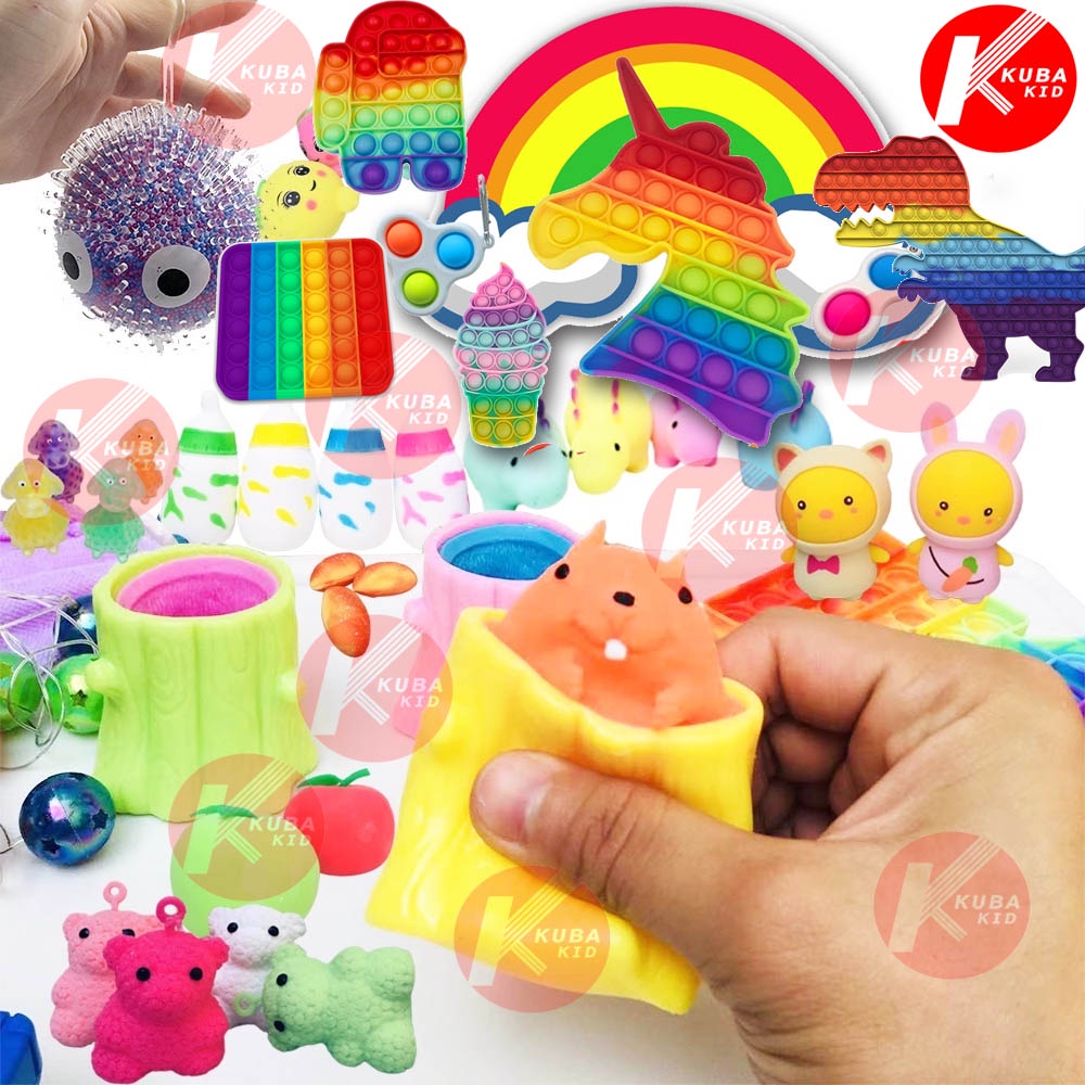 Best Seller Pop It Fidget and Squishy Toys Cute Pop Toys For Gift ...