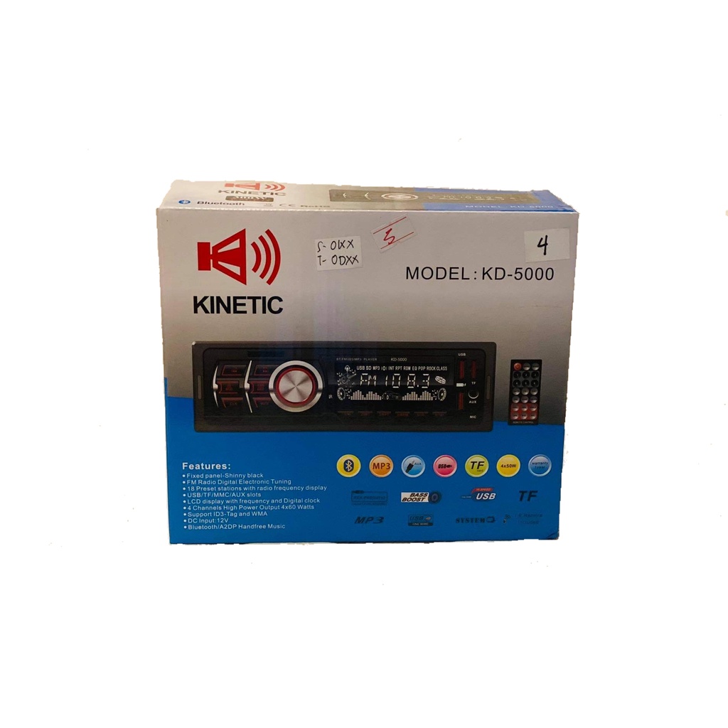 KINETIC KD-50001 DIN HEADUNIT | Shopee Philippines