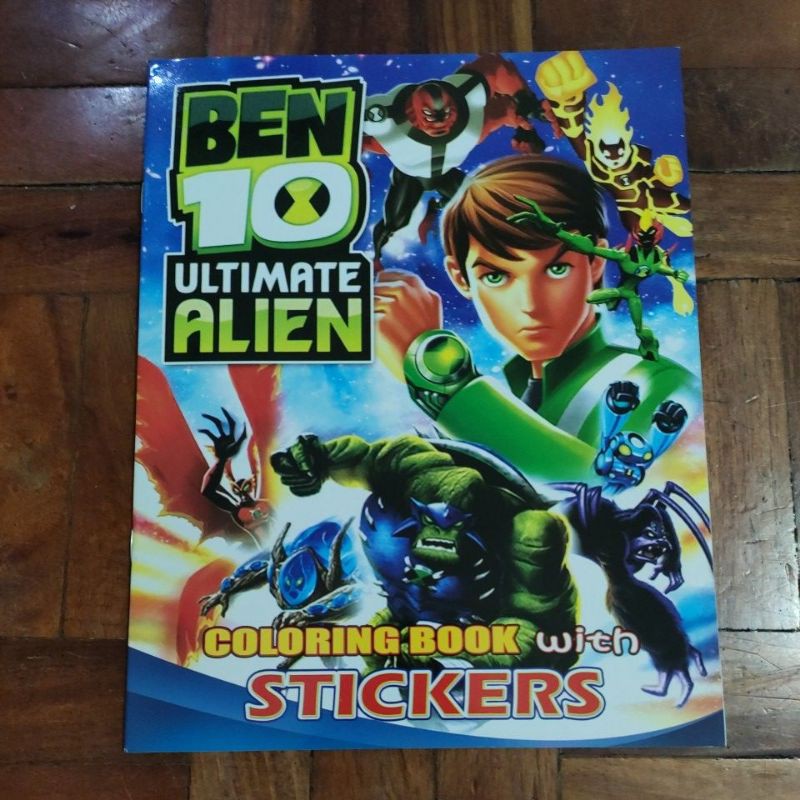 Coloring Book with Stickers - Ben10 | Shopee Philippines