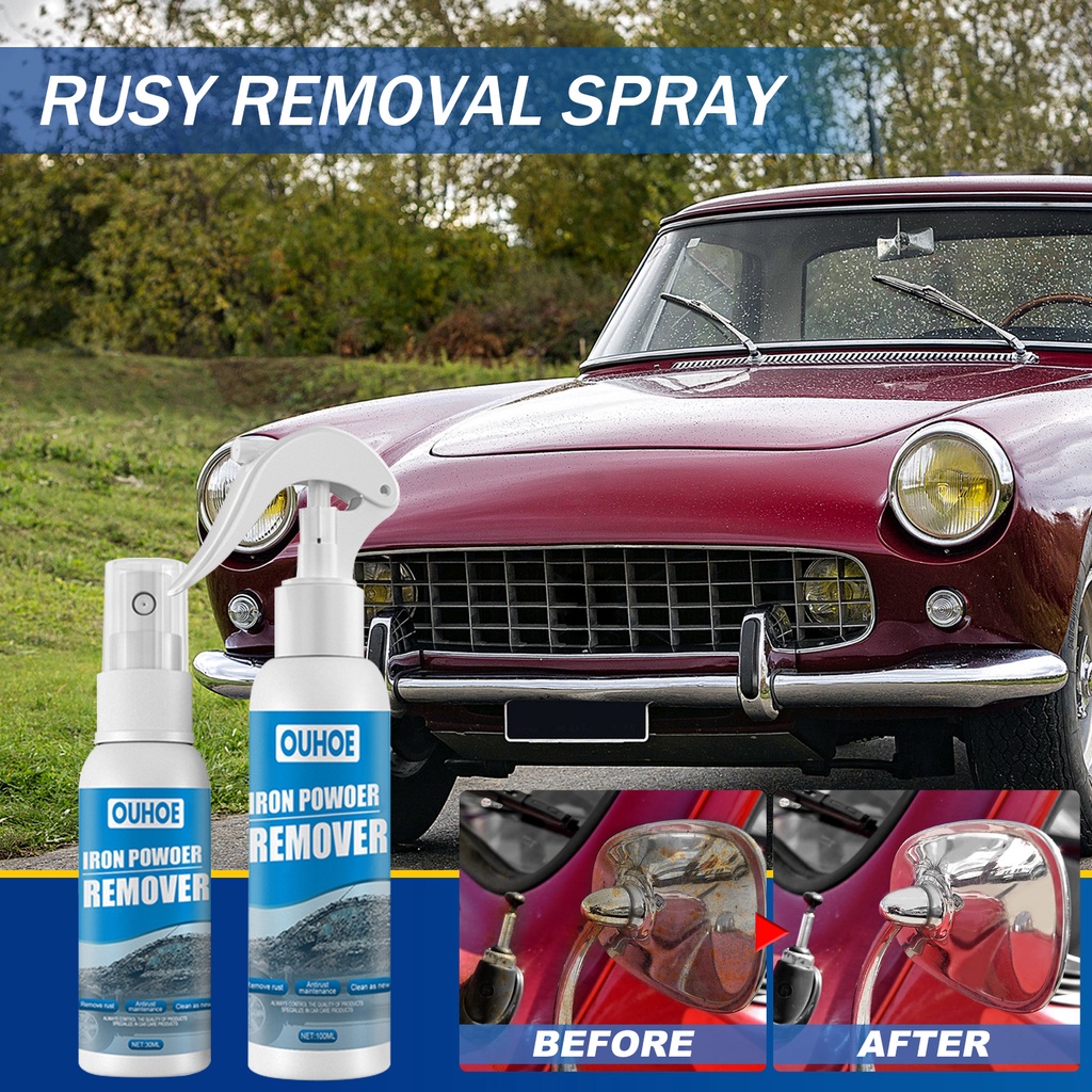Auto Iron Powder Rust Removal Spray Anti-rust Remover Automotive ...