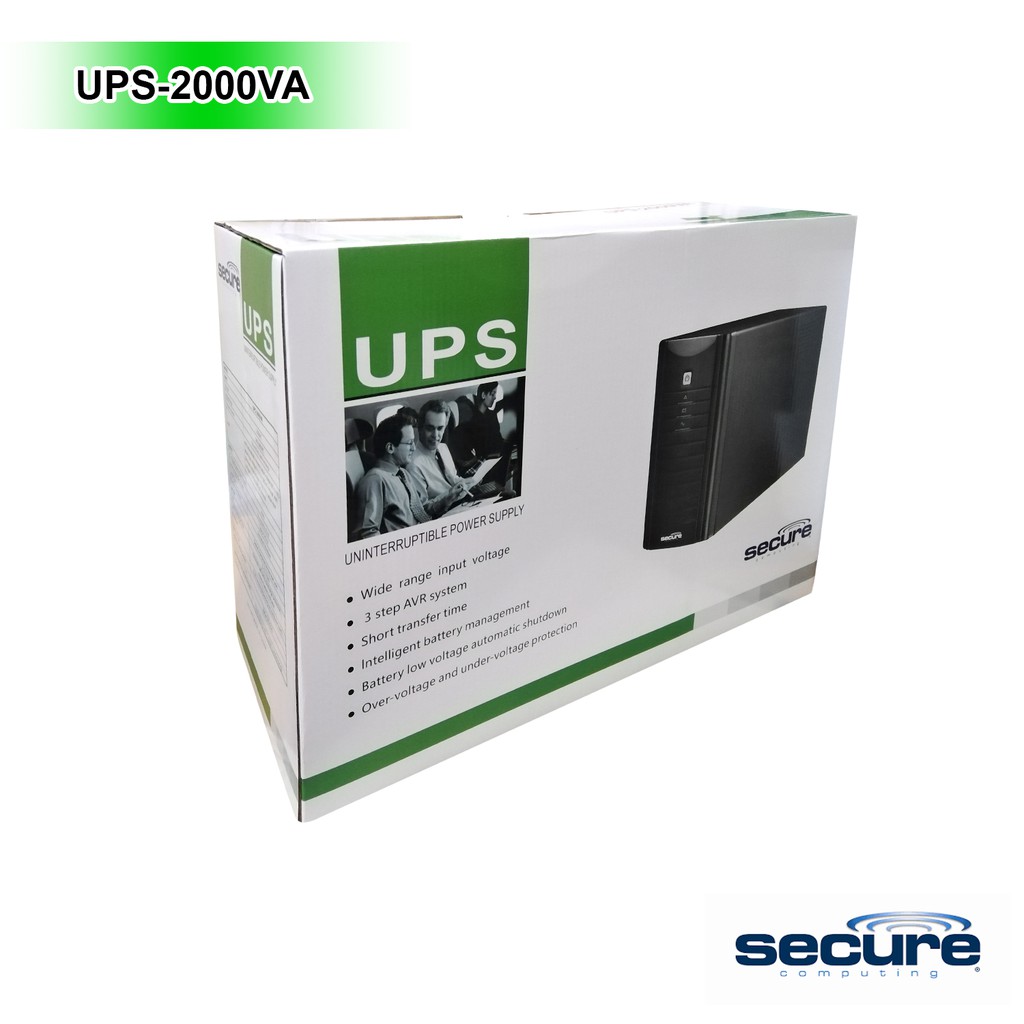 Secure UPS 2000VA Uninterruptible Power Supply | Shopee Philippines Secure UPS 2000VA Uninterruptible Power Supply | Shopee Philippines