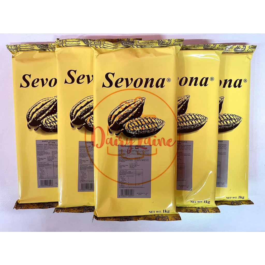 SEVONA DARK CHOCOLATE COMPOUND | 1KG | Shopee Philippines