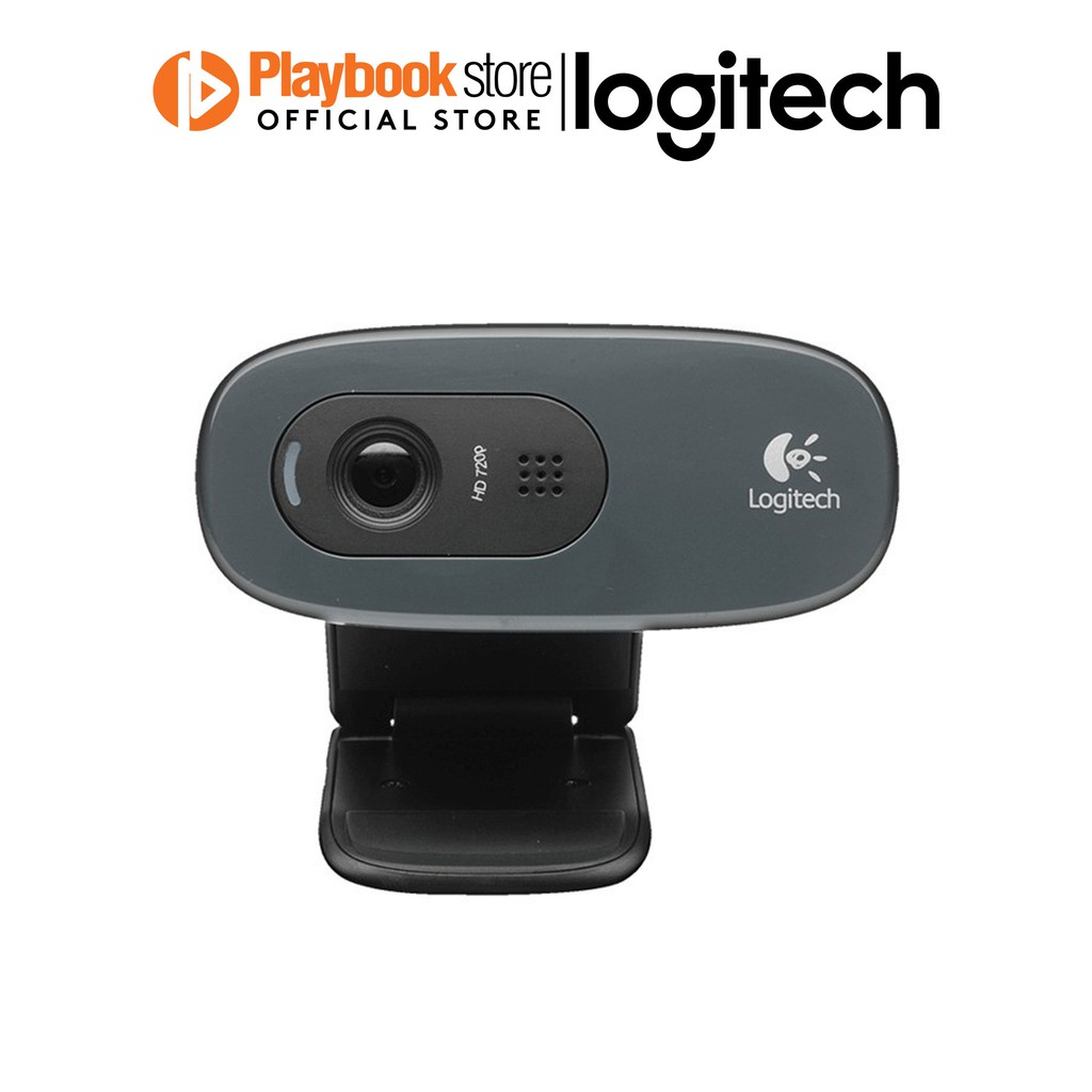 Logitech C270 HD 720p/30fps, Built-in mic, USB-A Webcam (Black ...
