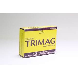 Trimag, 200mg Magnesium, 30 Capsules | Shopee Philippines