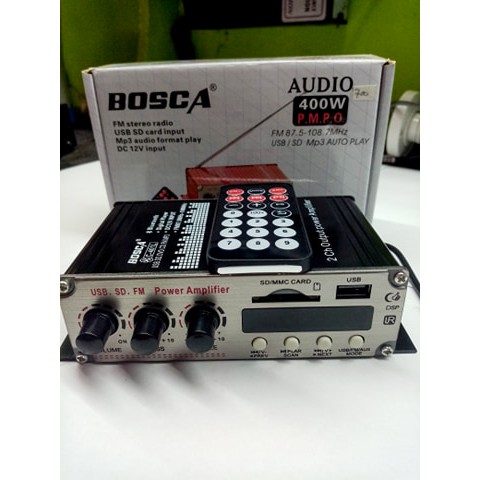 AMPLIFIER (BOSCA 2 CHANNEL HIGH POWER IC AMPLIFIER WITH BLUETOOTH ...