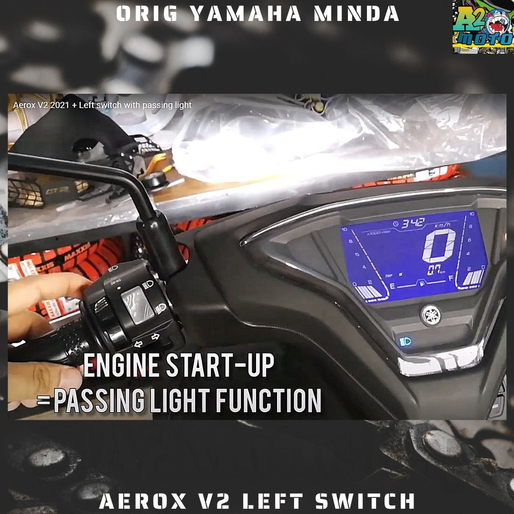 Orig YAMAHA AEROX 2021 Left SWITCH Aerox V2 Connected | Shopee Philippines