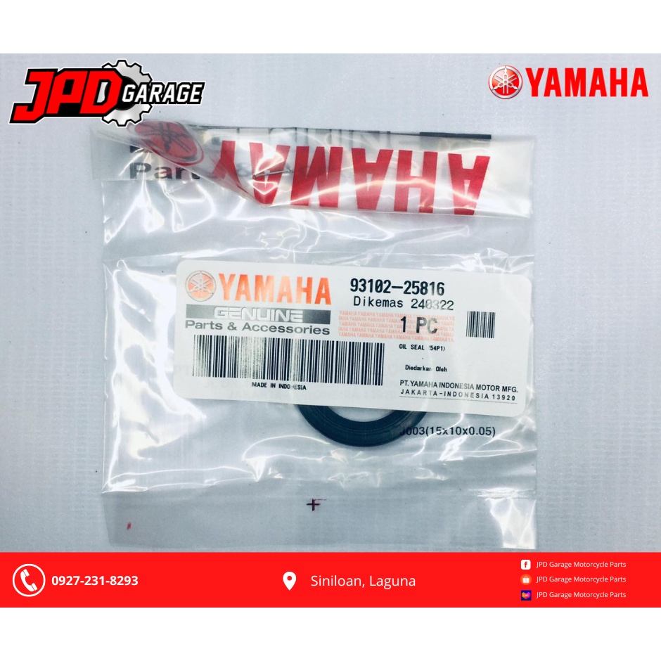 JPD Garage ORIGINAL Yamaha Pulley Oil Seal for MIO I 125 93102-25816 ...