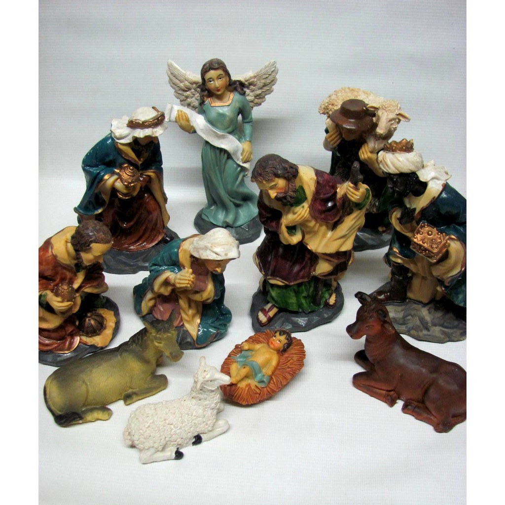 11-Piece Big Nativity Set / Belen / Christmas Decor / Three Kings ...