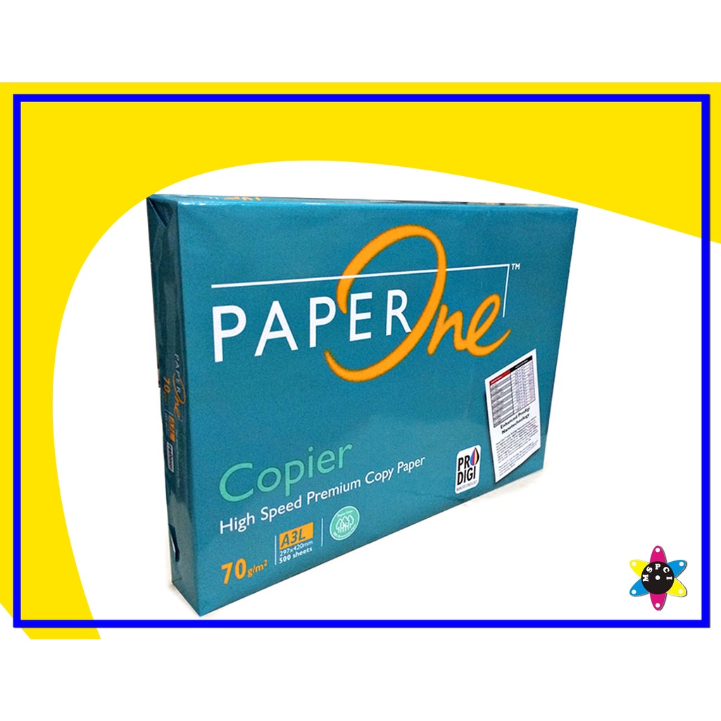 Paper One Copier Bond paper 70 GSM A3 (A3 -500Sheets - 1 Ream) | Shopee Philippines
