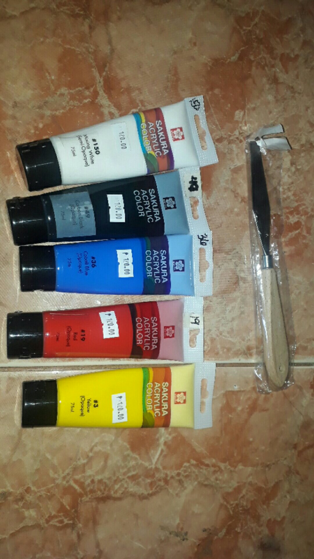 SAKURA Acrylic Paint (Color Collection B) | Shopee Philippines