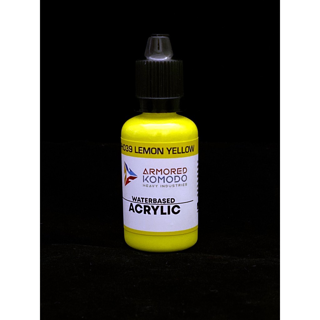 ArKom: PH039 Lemon Yellow Waterbased Acrylic Paint (Armored Komodo ...