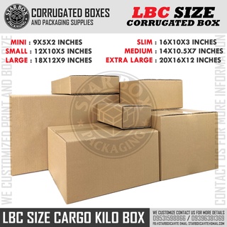 Starbox Large LBC Express Sizes Corrugated Cargo Shipping Boxes ...