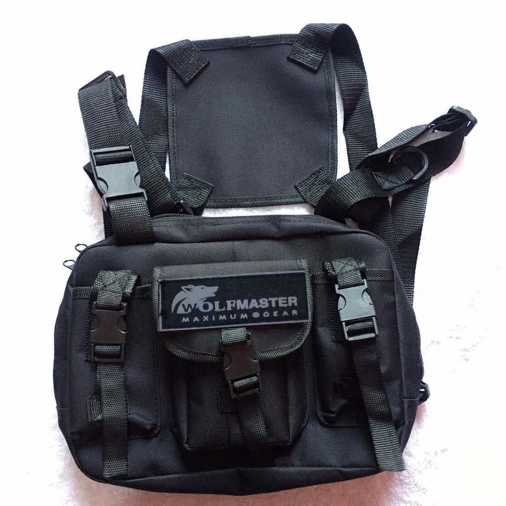 Fashion Chest Rig Hip Hop Streetwear Functional Chest Bag | Shopee ...