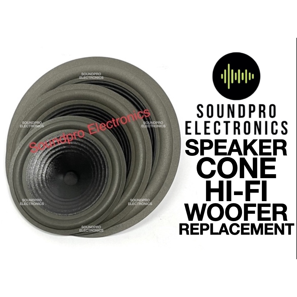 Speaker Cone Hi-Fi/Woofer Replacement Assorted Size (1pc) | Shopee ...