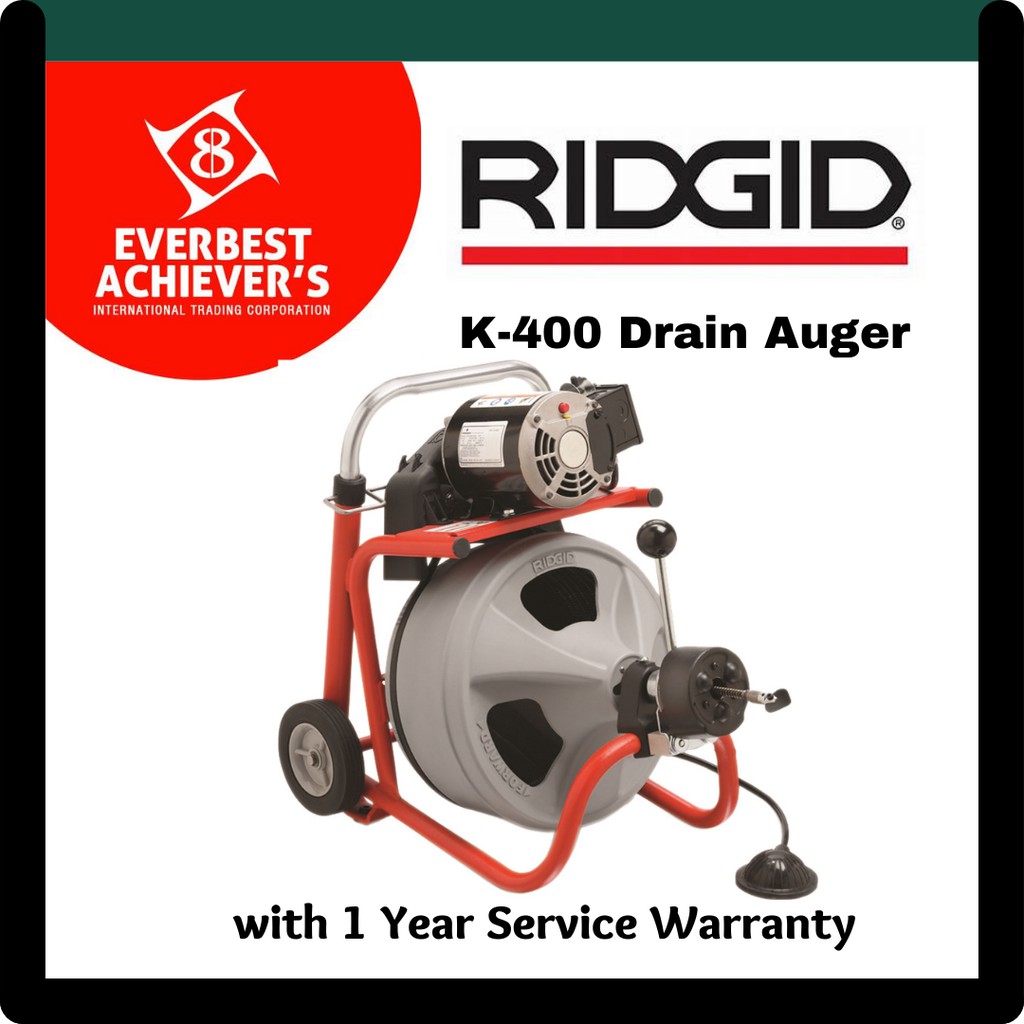 Ridgid Drain Auger Machine K-400 | Shopee Philippines