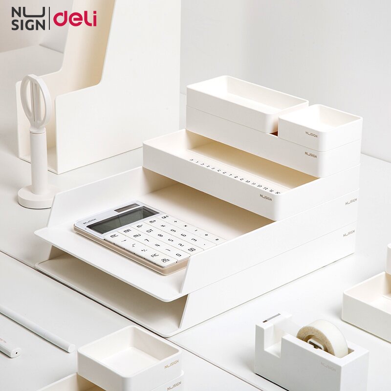 Nusign by Deli Desktop Organizer File Document Paper Tray Storage ...