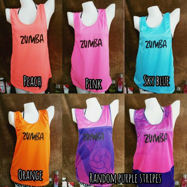 Zumba Wear Outfit Sando Dri-fit | Shopee Philippines