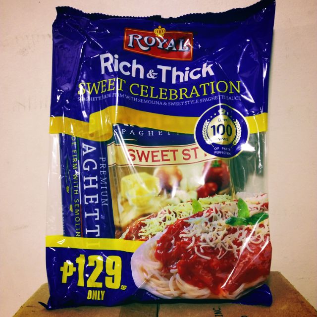Royal Spaghetti with Sauce | Shopee Philippines