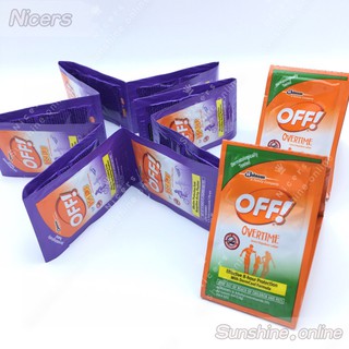12 sachets Original OFF LOTION Insect Repellent Lotion 5.8g per sachet ...