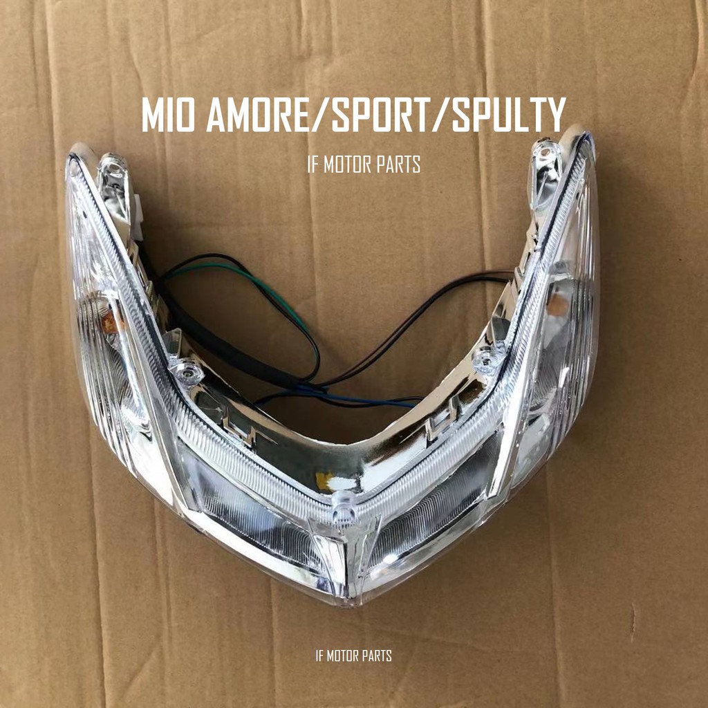 [Headlight] Yamaha MIO Sporty / Amore / Soulty Smiley Winker Lamp ...