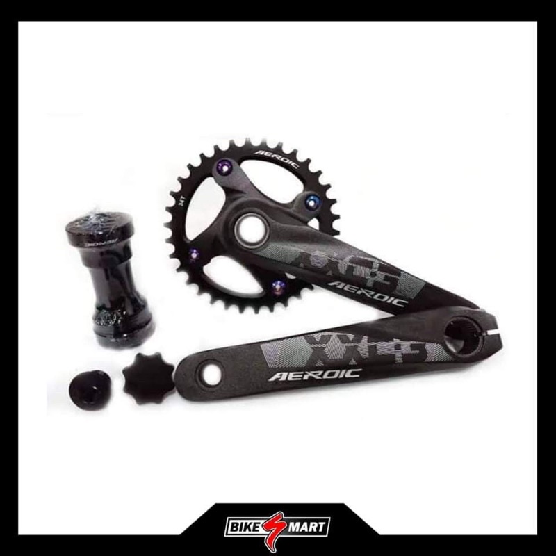 Bike Smart | AEROIC XXC-3 HOLLOWTECH CRANKSET (34T) | Shopee Philippines