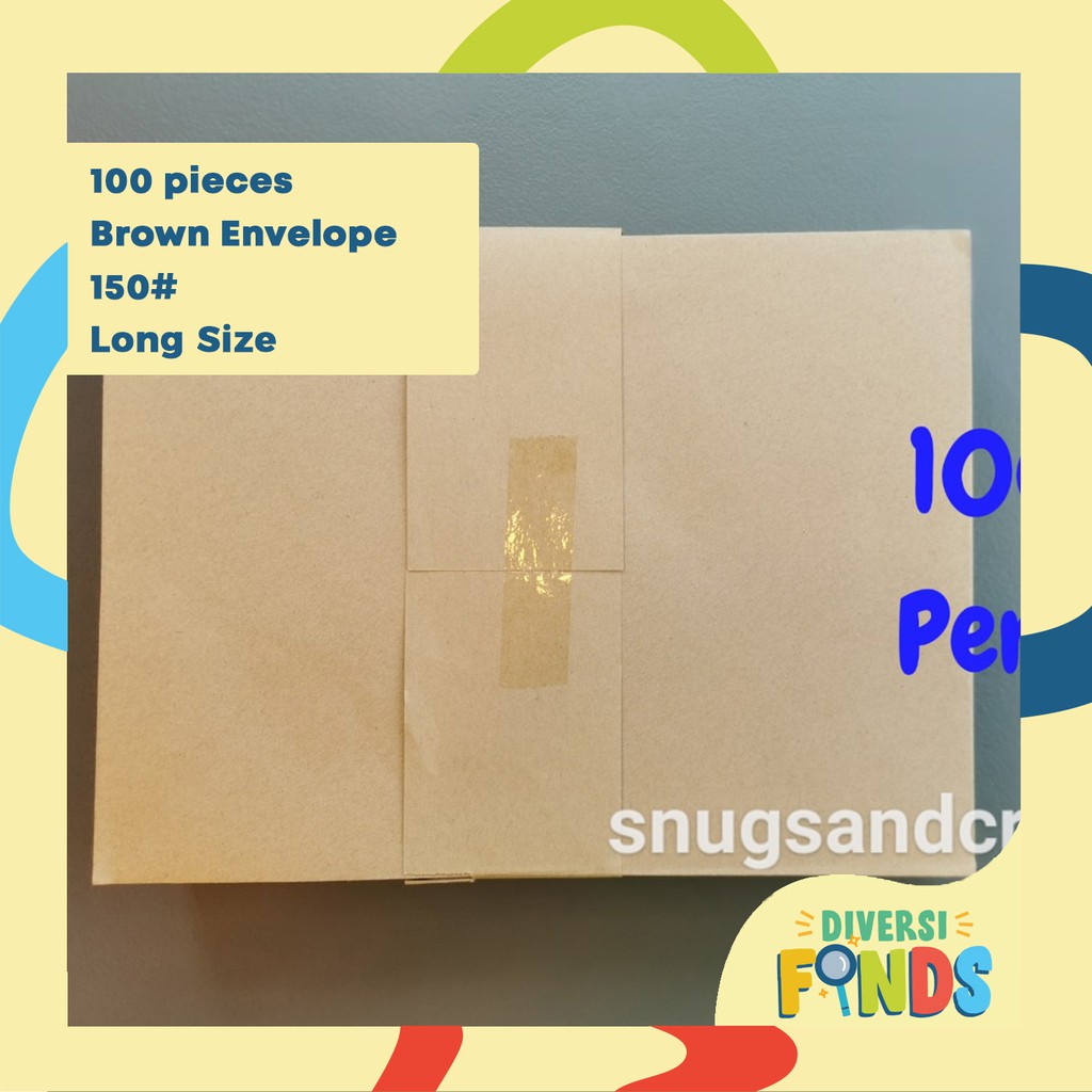 Wholesale! 100PCS Document Brown Envelope Advance 150# Thick Short ...