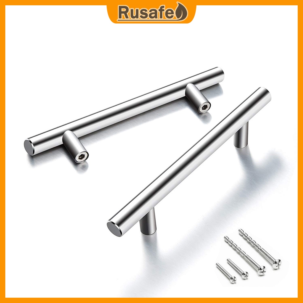 Hollow Tube Drawer Puller Bar Handle T-Bar Stainless Steel Furniture ...