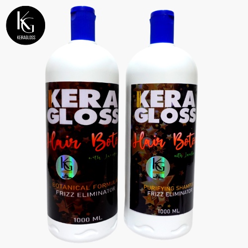 KERA GLOSS Hair Botox Botanical Formula Plus Purifying Shampoo 1000ml ...
