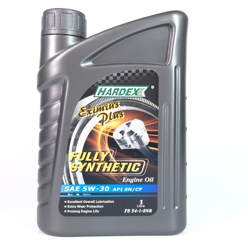 Genuine HARDEX 1 Liter Eximius Plus SAE 5W-30 Fully Synthetic Gasoline ...