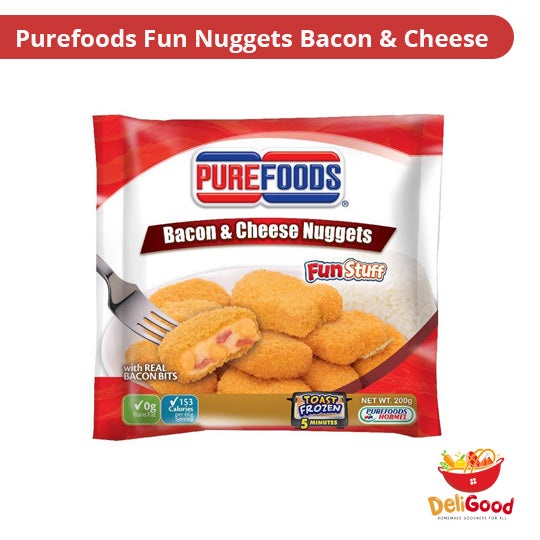Purefoods Fun Nuggets Bacon & Cheese 200g | Shopee Philippines