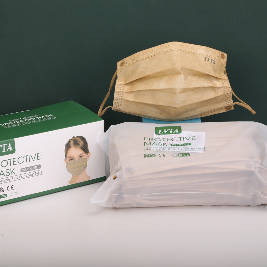 AESTHETIC LVTA 3ply Neutral Earth Tone Nude / Skin / Capuccino Face ...