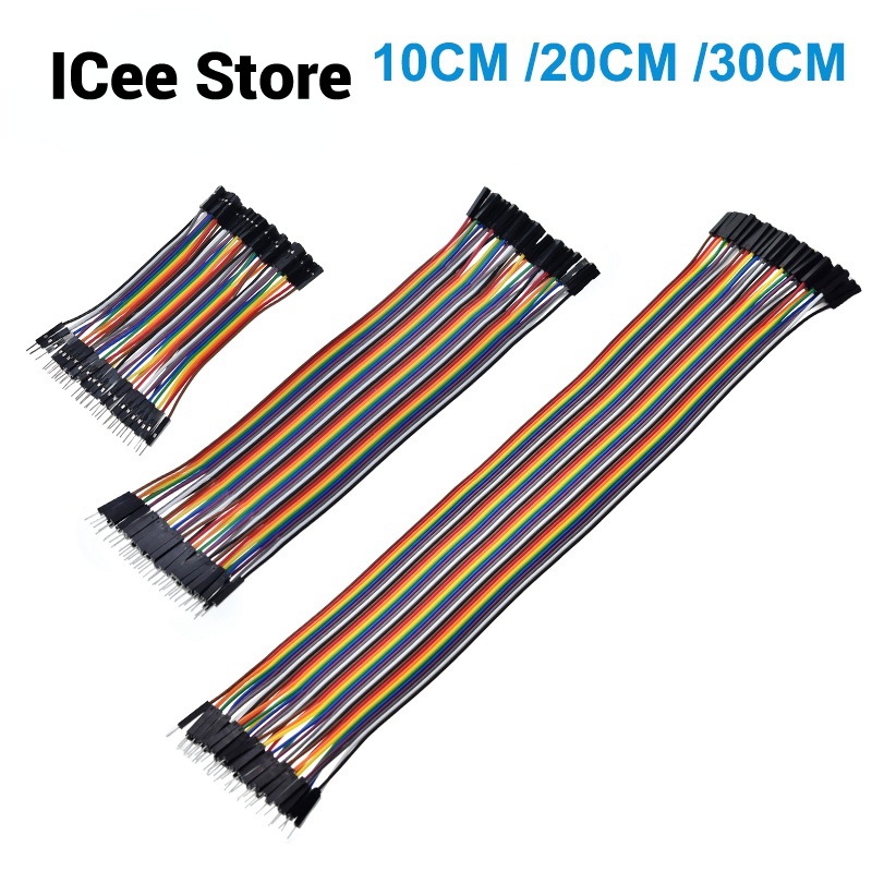 Dupont Line 10CM 20CM 30CM 40Pin Dupont Wire Male To Male + Male To ...
