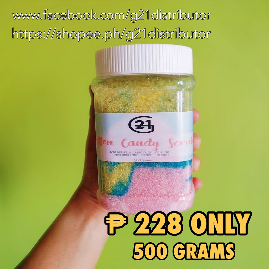 G21 Cotton Candy Scrub (500g) | Shopee Philippines