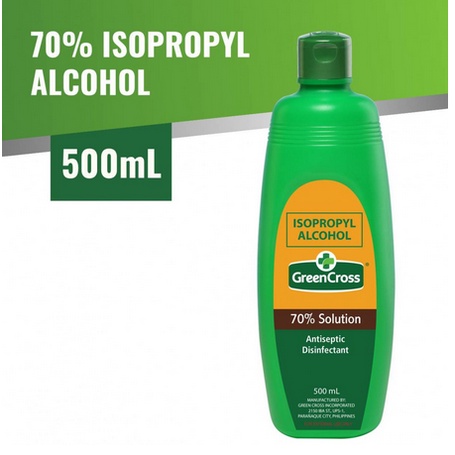 Green Cross Isopropyl Alcohol 70% Solution All Sizes | Shopee Philippines