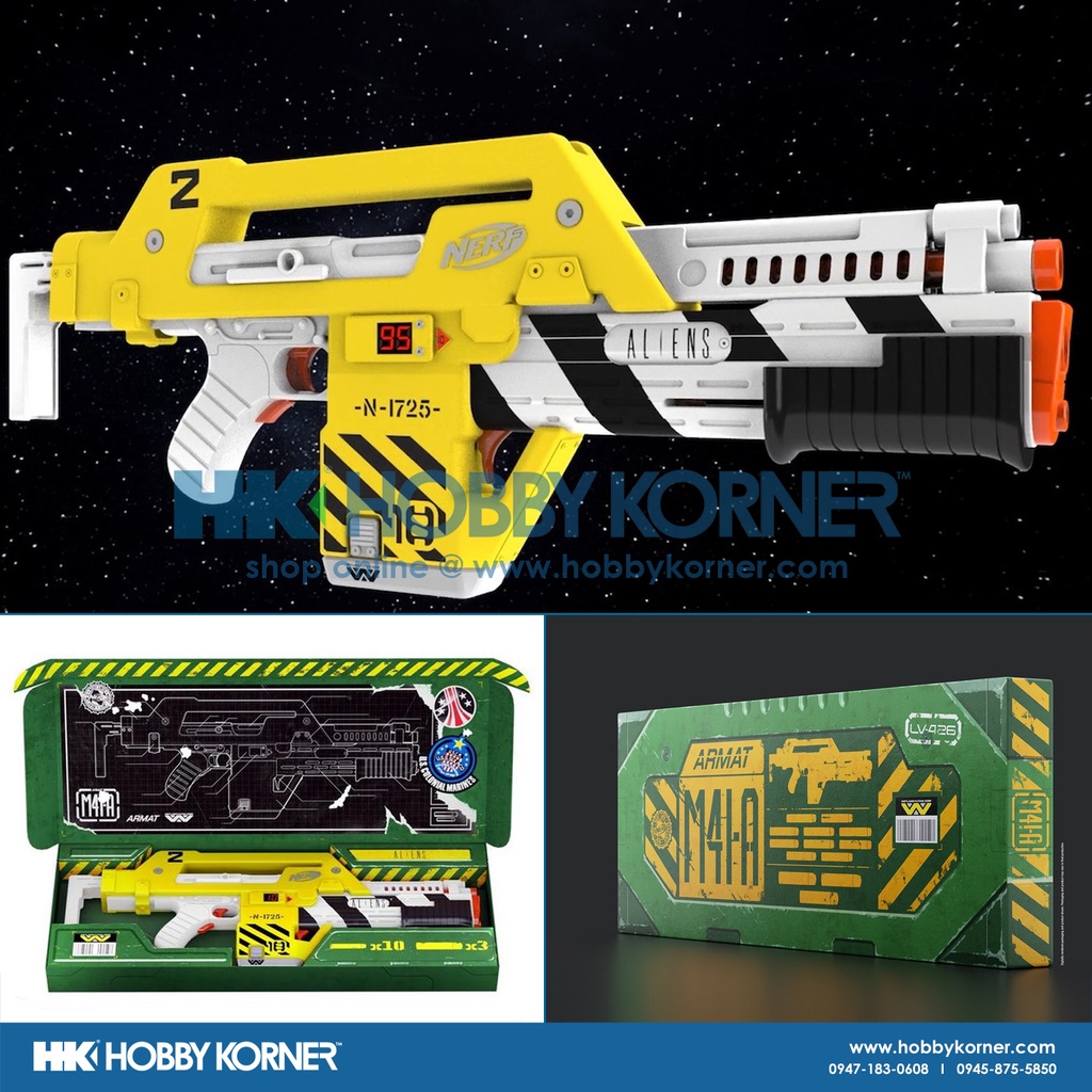 (IN STOCK) HASBRO Nerf Aliens M41-A Pulse Blaster | Shopee Philippines