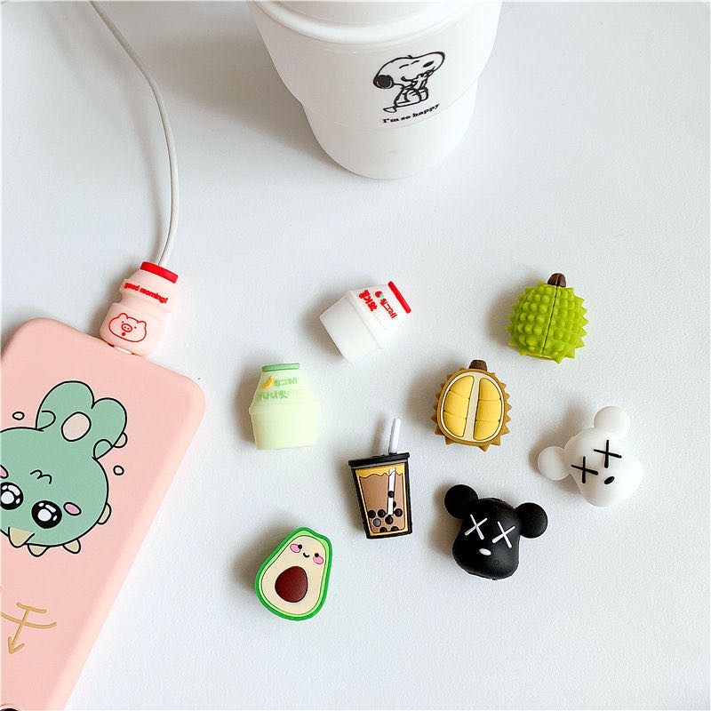 Multiple Styles Cartoon Cute Charging Cable Protector Android Break 5445