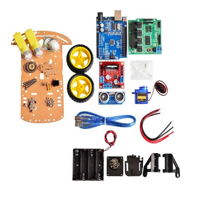 New Avoid Smart Tracking Robot Motor Kit Car Chassis Speed Encoder Box ...