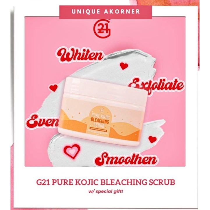 G21 Pure Kojic Bleaching Scrub 300g Shopee Philippines